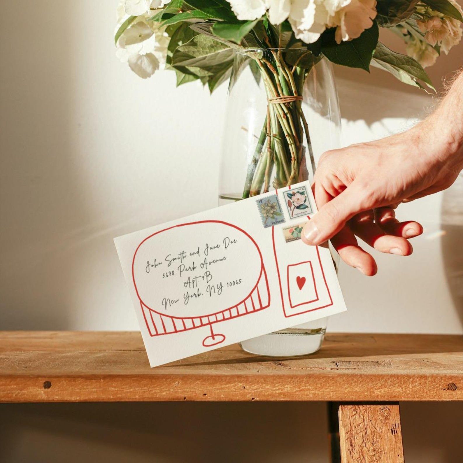 Champagne Wedding Invitations Envelopes | Digital File Wedding ...