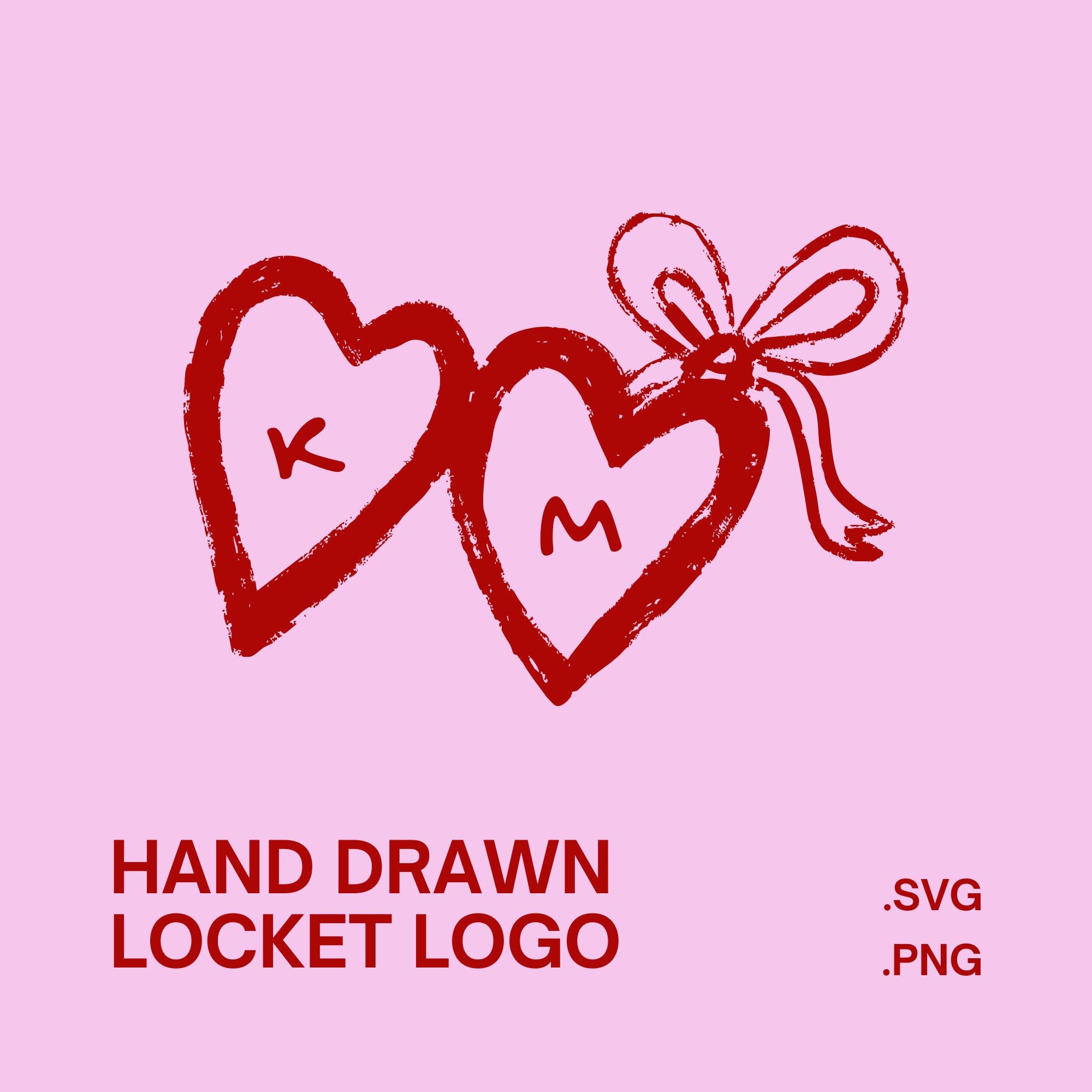 Locket Illustration, Wedding Logo Clipart, Wedding & Engagement Icon ...
