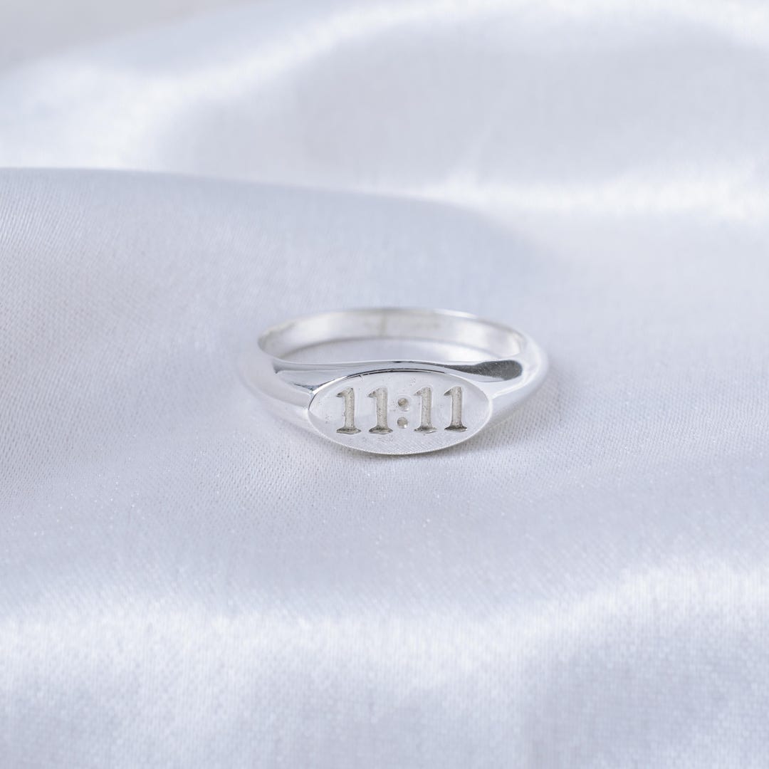 11:11 Ring Angel Number Ring 1111 Dainty Ring Trendy Ring Aesthetic ...