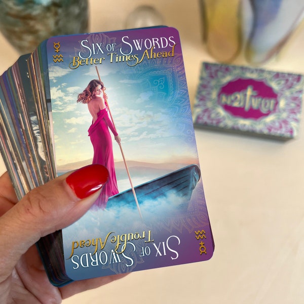 Tarot Cards With Key Words - Etsy