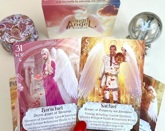 Angel Answers Oracle Cards & Book Set - Etsy