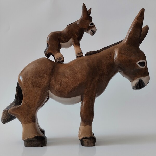 Donkey Figurine - Etsy