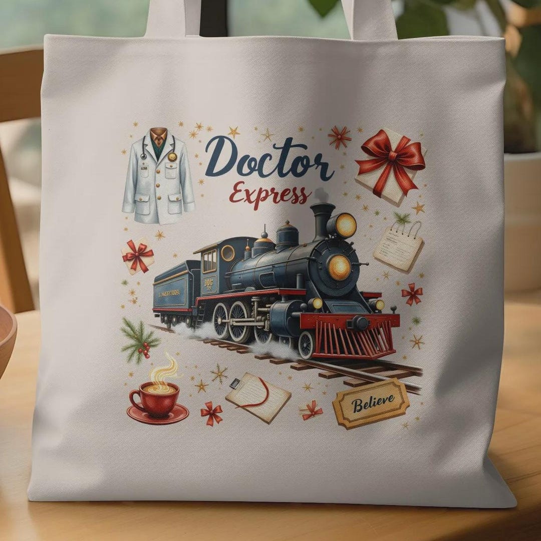Doctor Express Clipart | Medical Train Illustration (digital Download ...