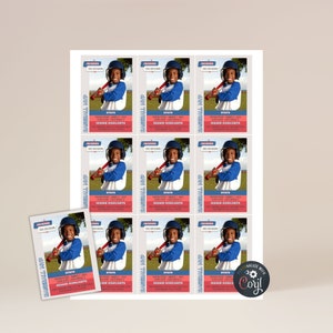 Baseball Card | Birthday or Little League Keepsake | Editable on Corjl ...
