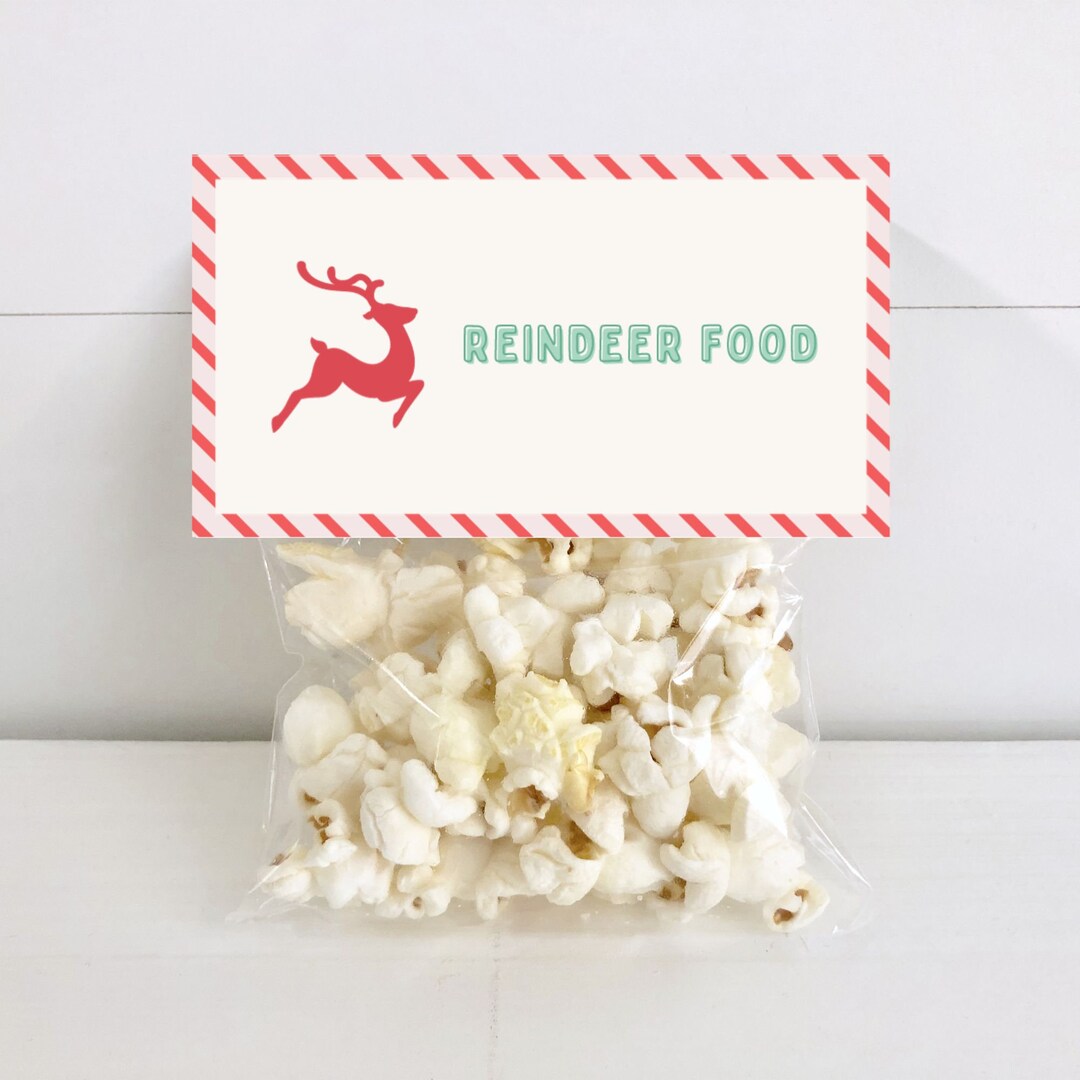 Magic Reindeer Food Topper | Instant Download | Reindeer Food Label - Etsy