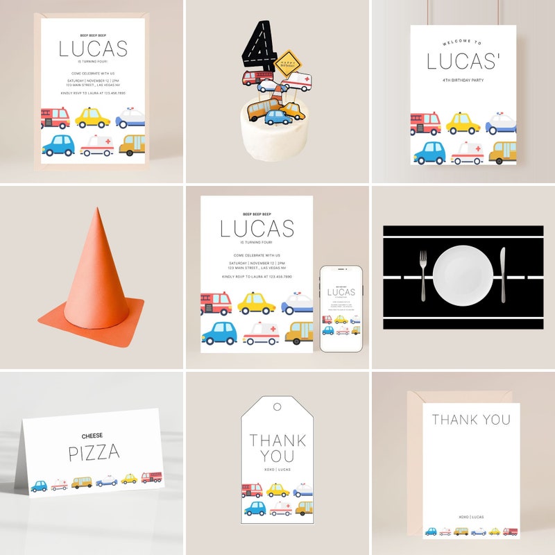 Transportation Party - Etsy