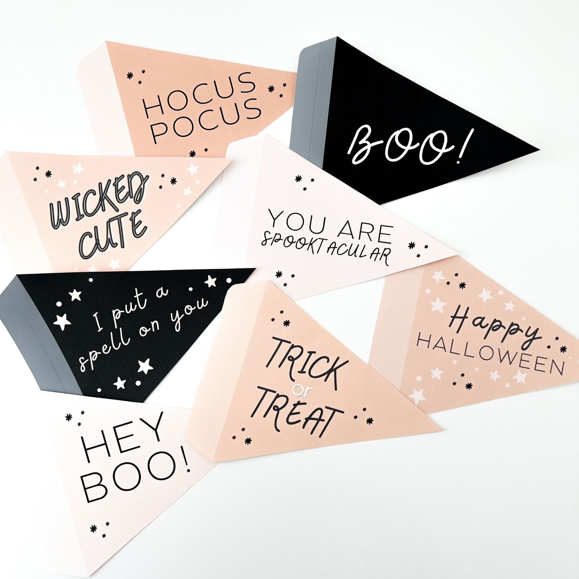Halloween Pennant Flags | Instant Download | Printable DIY Decor - Etsy