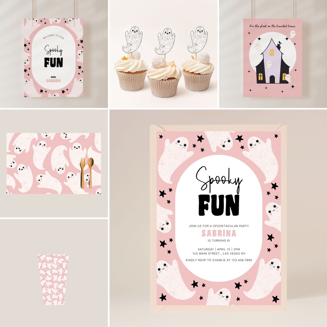 Spooky Fun Halloween Party Bundle | Editable Digital Download - Etsy