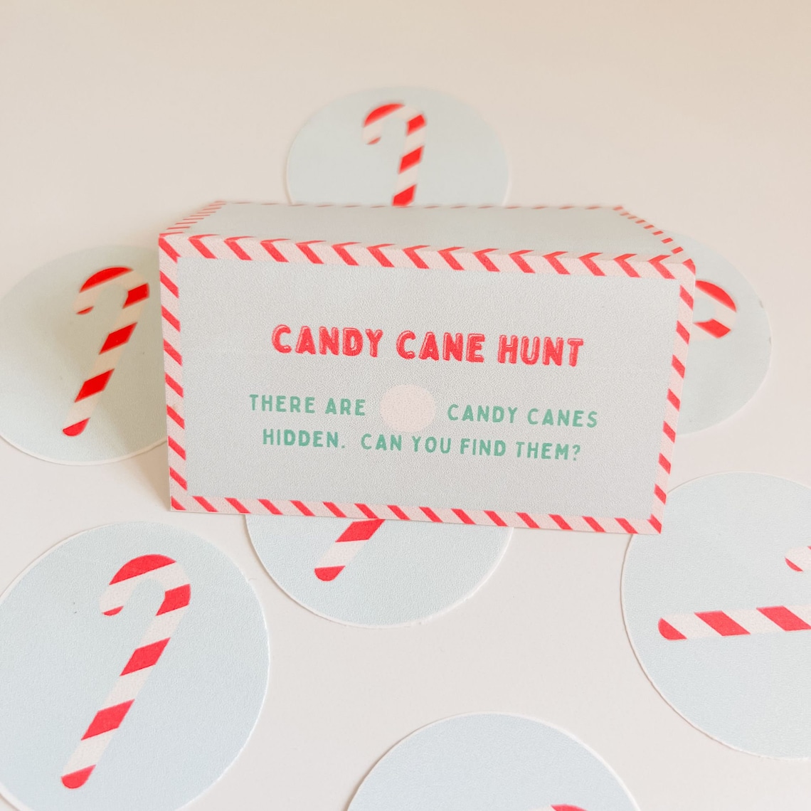 Elf Candy Cane Scavenger Hunt Printable Game | Instant Download - Etsy