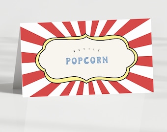 Editable Carnival Food Tent, Printable, Circus Tent Template, Circus ...