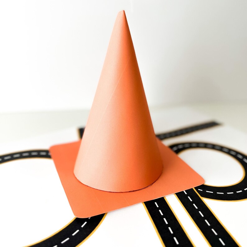 Traffic Cone Party Favor | Transportation Party | Instant Download - Etsy