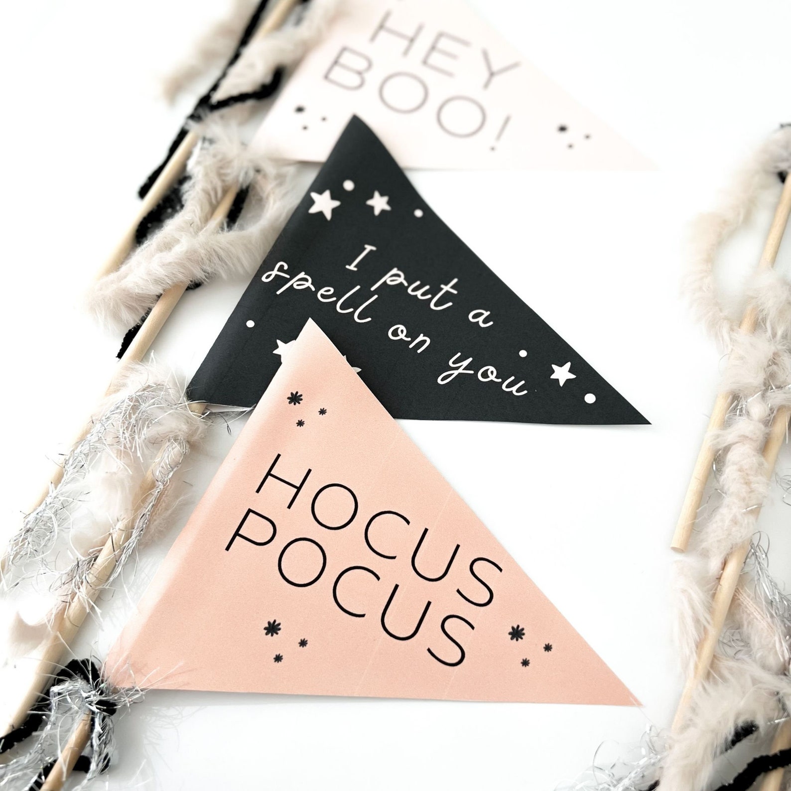 Halloween Pennant Flags | Instant Download | Printable DIY Decor - Etsy