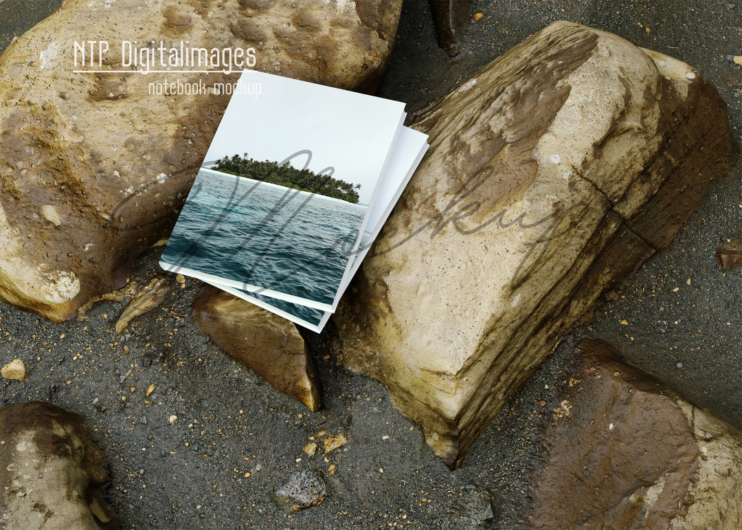 Beach Scene Book Cover Mockup: Digital PSD, JPEG File - Etsy