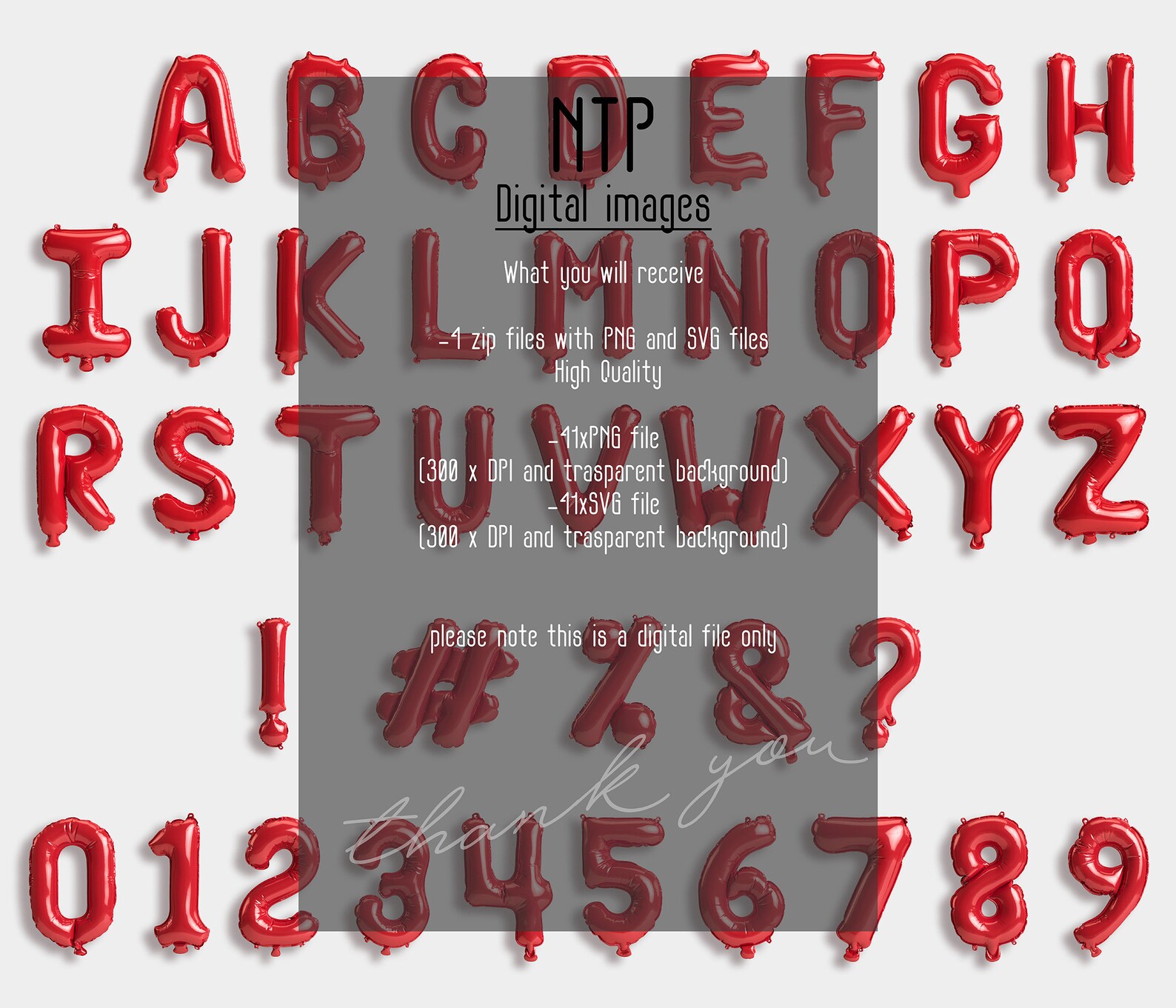 Balloons Font PNG Font Red Balloons Alphabet Font, Newspaper PNG, Font ...