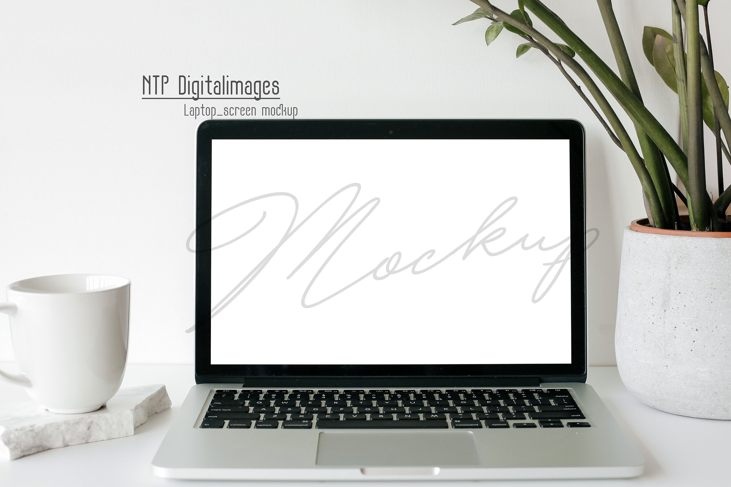Realistic MacBook Mockup: Staged Laptop Scene (PSD, JPG) - Etsy