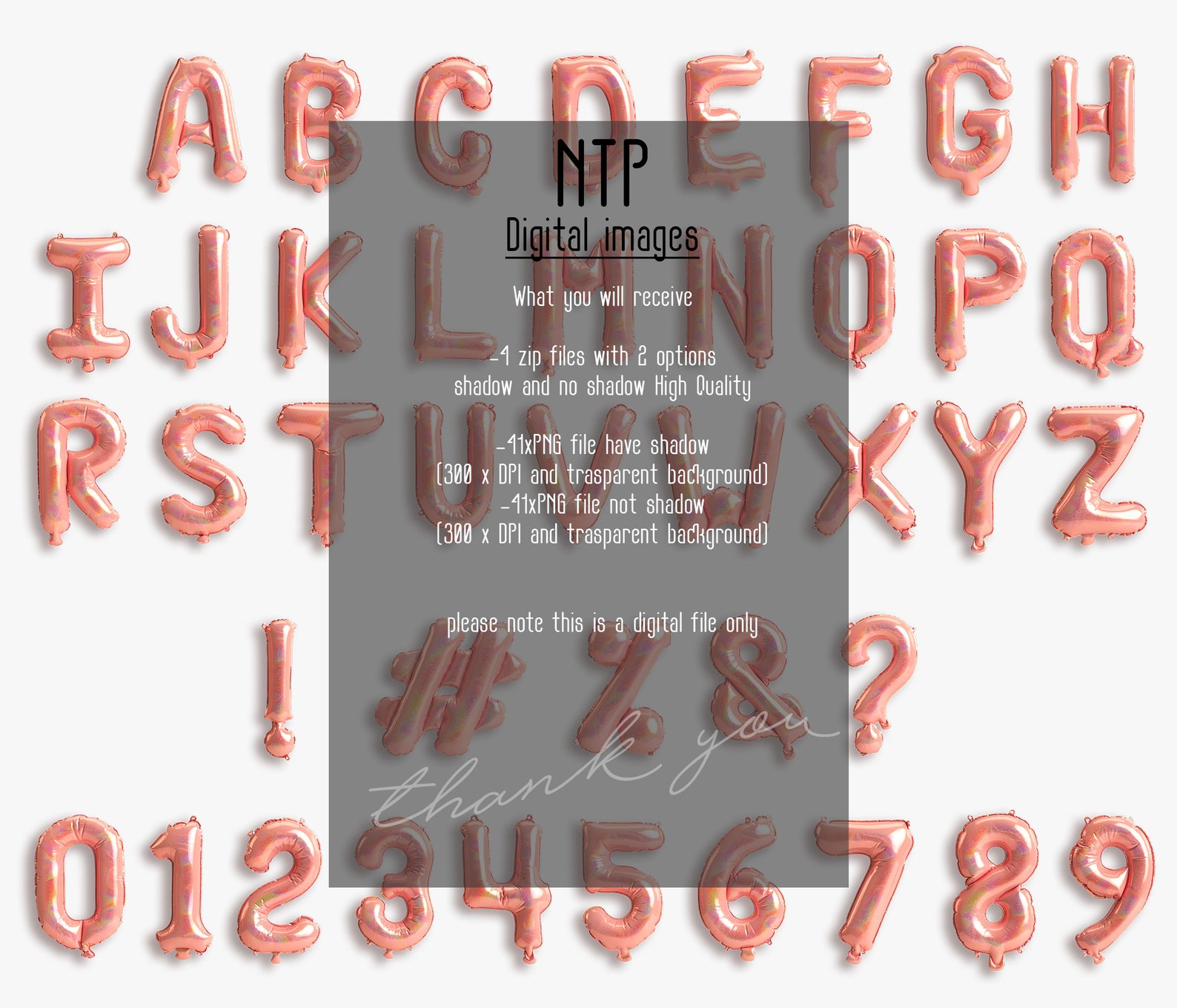 Balloons Font PNG Font Holo Pink Balloons Alphabet Font, Newspaper PNG ...