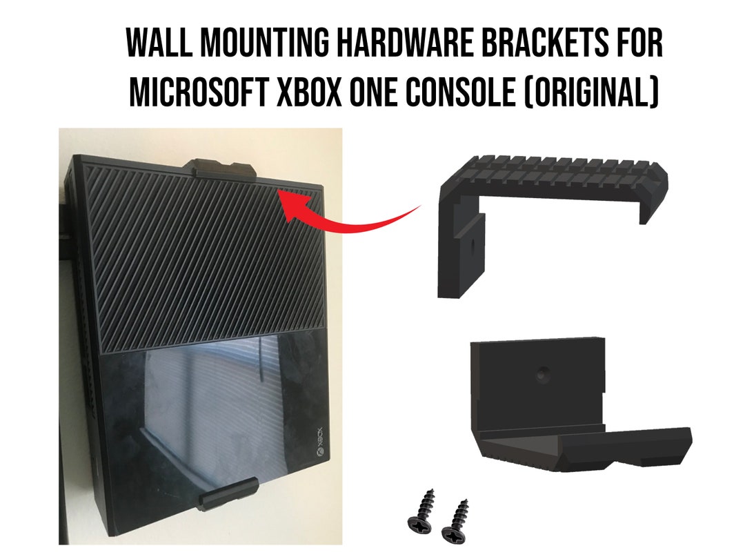 Wall Mounting Hardware Brackets for Microsoft Xbox One Console original ...