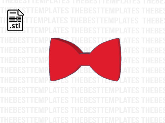 Straw Topper Bow STGL Bow Template STL Designs for 3D | Etsy
