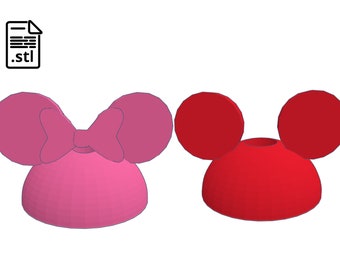 Mickey Ears 3d File - Etsy
