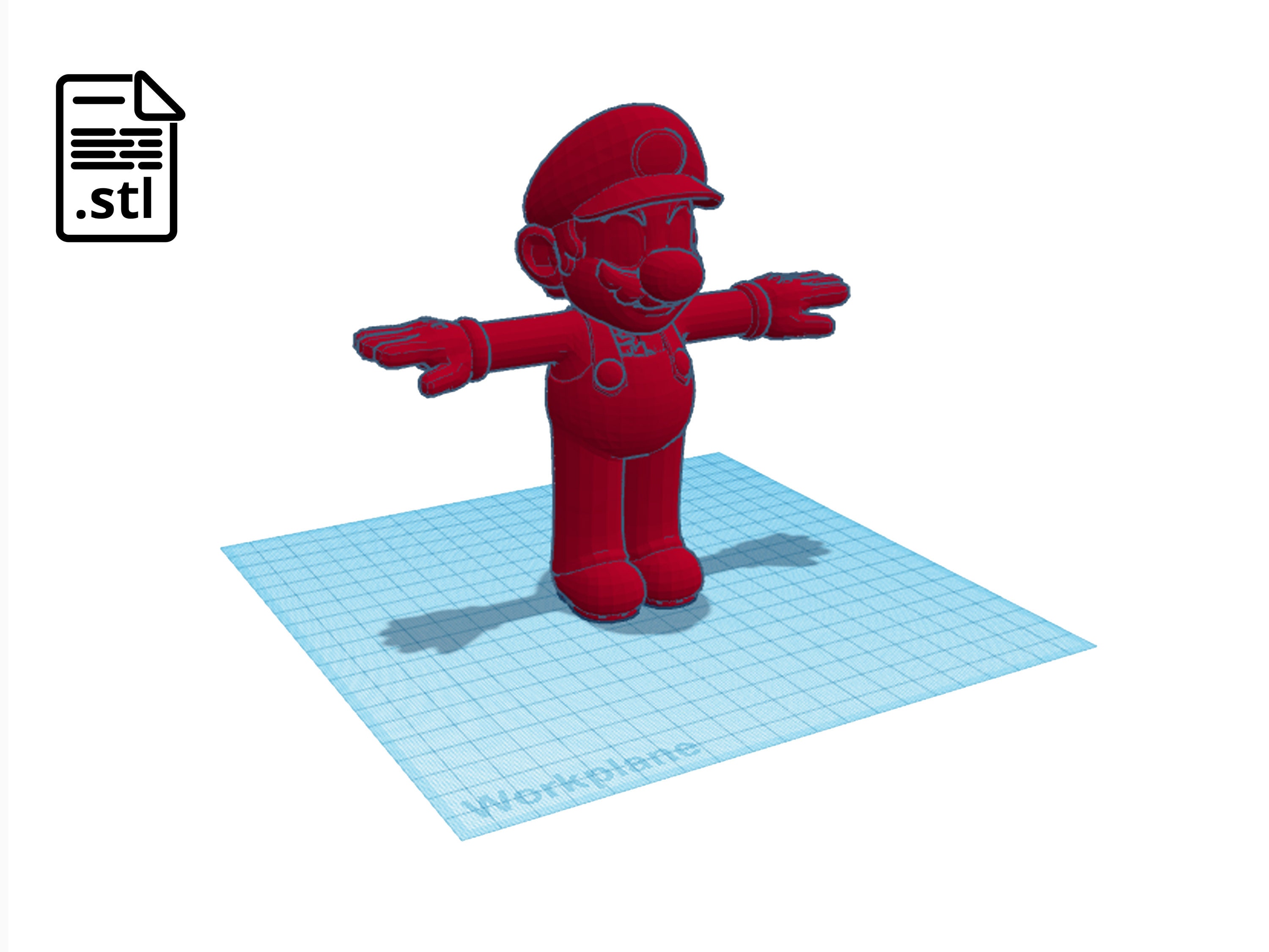 5 Super Mario STL Model Digital File | Etsy