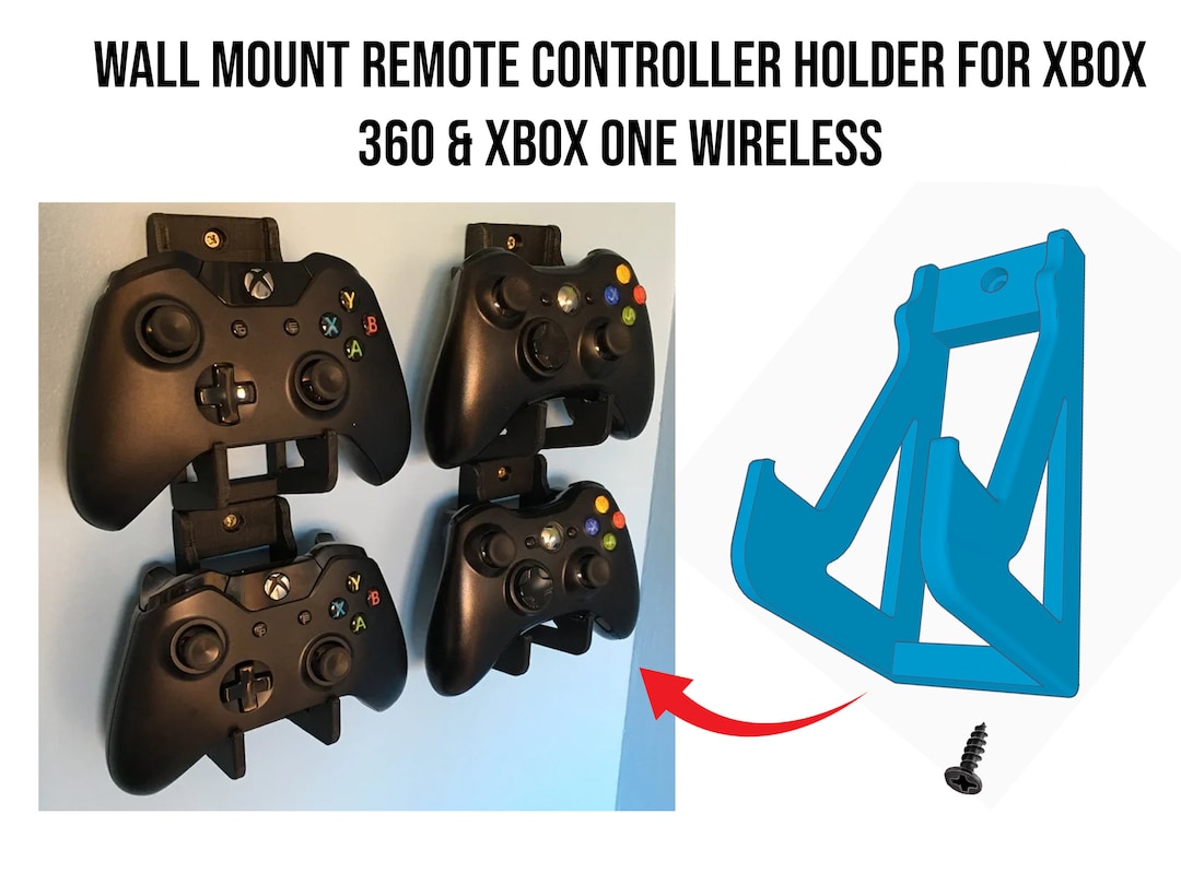 Wall Mount Remote Controller Holder for XBOX 360 & XBOX One Wireless ...