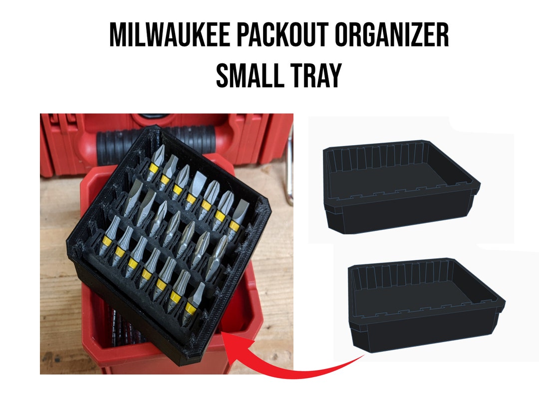 Milwaukee Packout Organizer Complete Bin Small Trays - Etsy