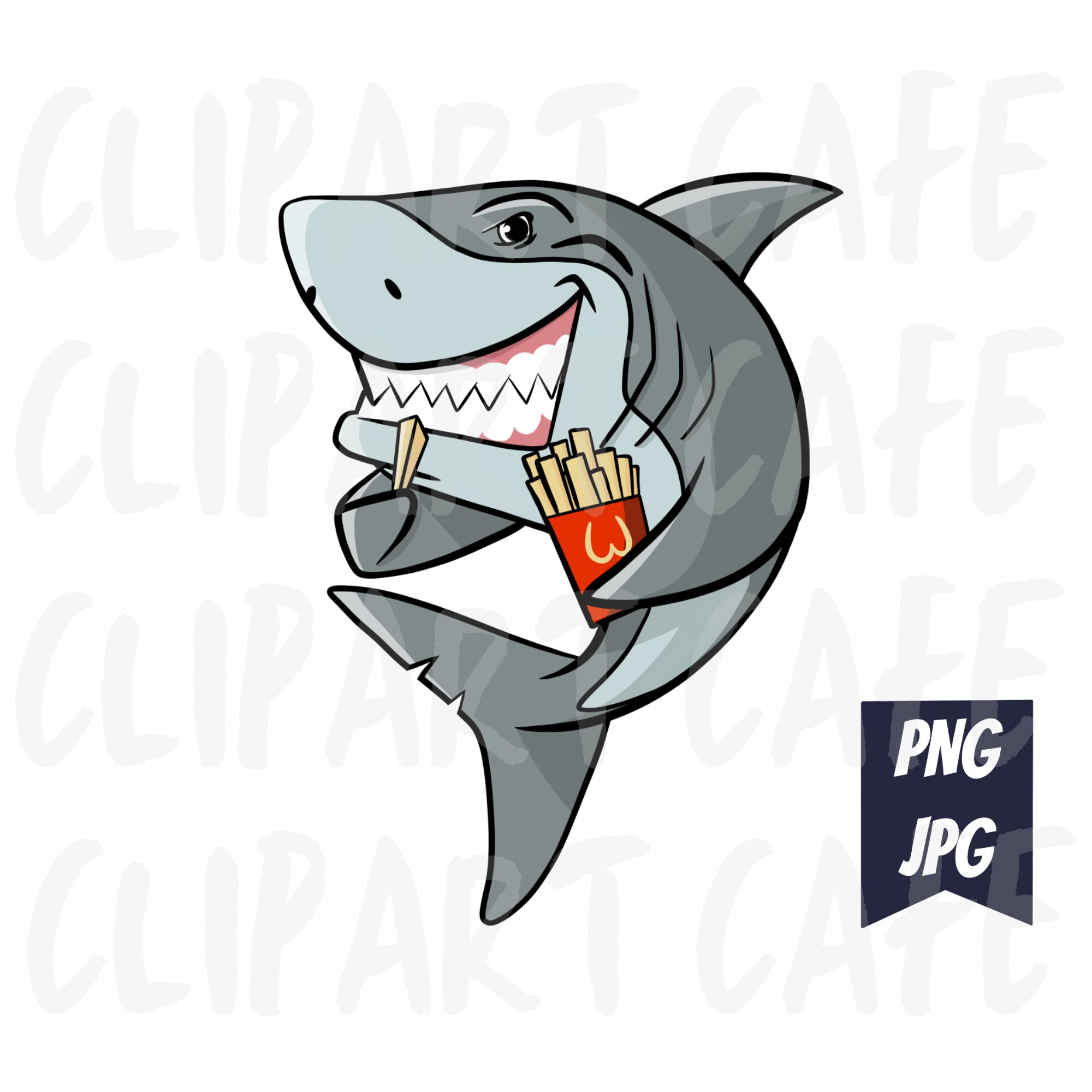 Funny Shark Cartoon