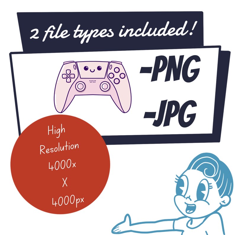 Kawaii Clipart, Video Game Clipart, Game Controller Clipart, Commercial ...