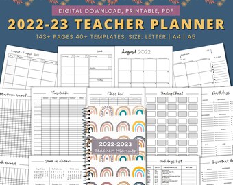 2023 Teacher Planner - Etsy