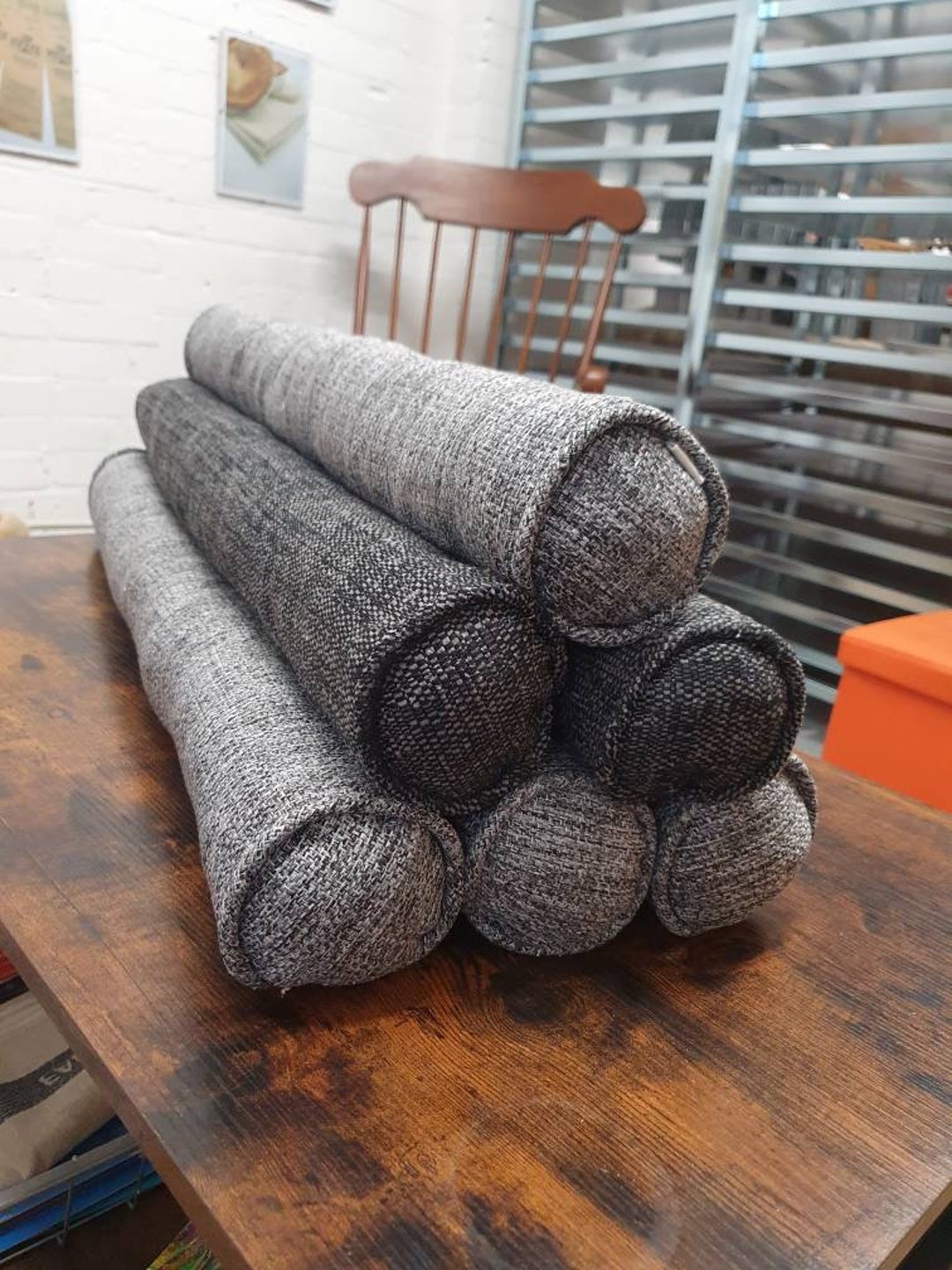 Upholstery Canvas Fabric Draught Excluder/ Door, Window Draft Stopper ...