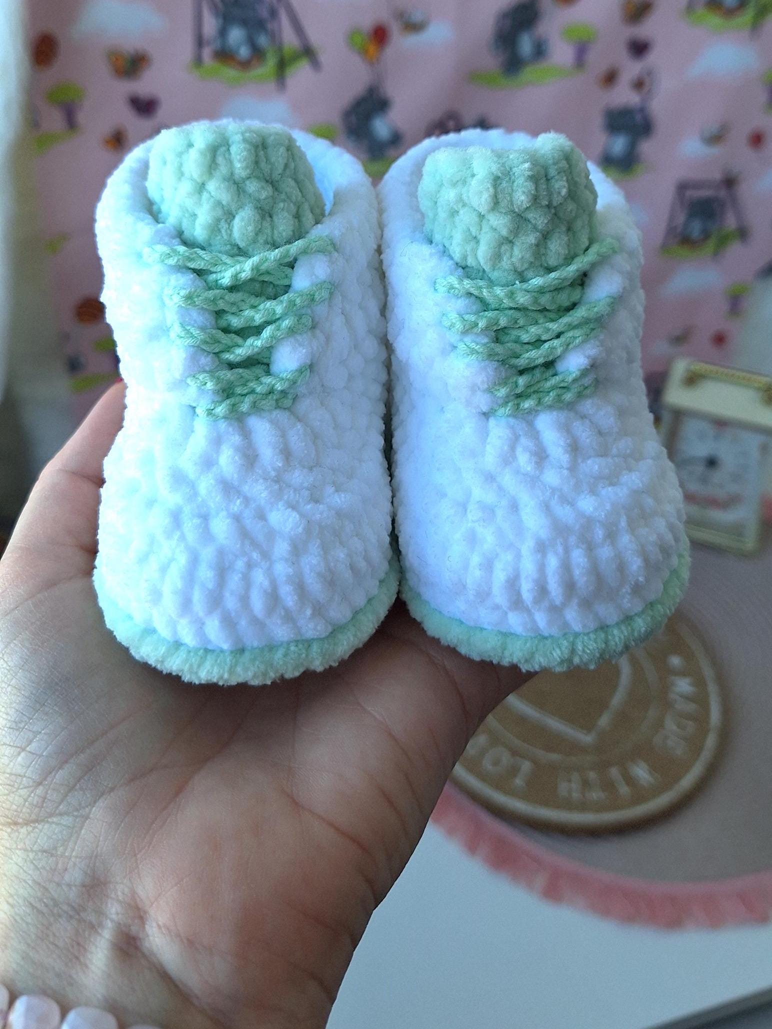Crochet Baby Booties Pattern: Amigurumi Plush Shoes (PDF Pattern ...