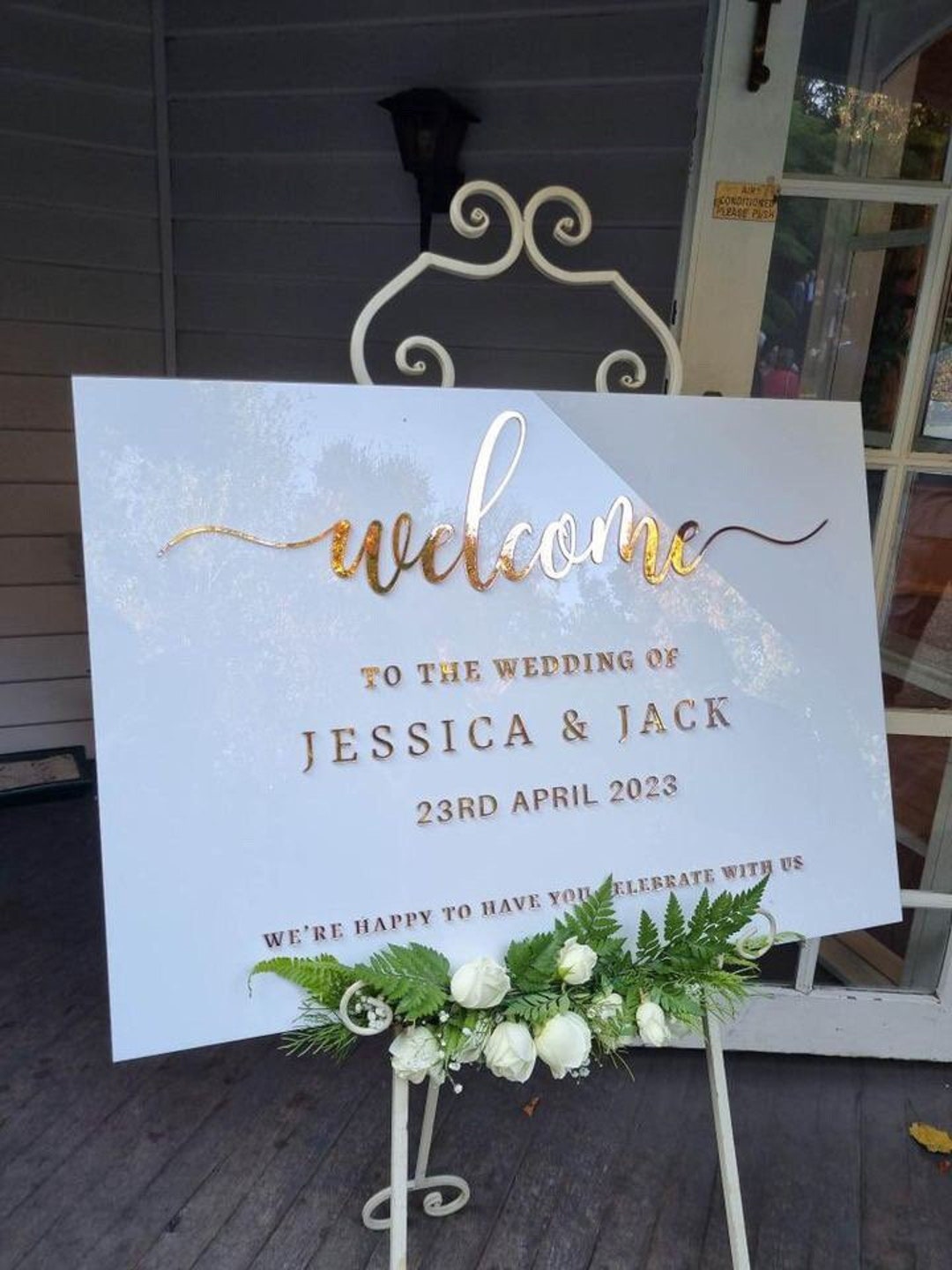 Wedding Welcome Sign Arch Welcome Sign Wedding Sign - Etsy