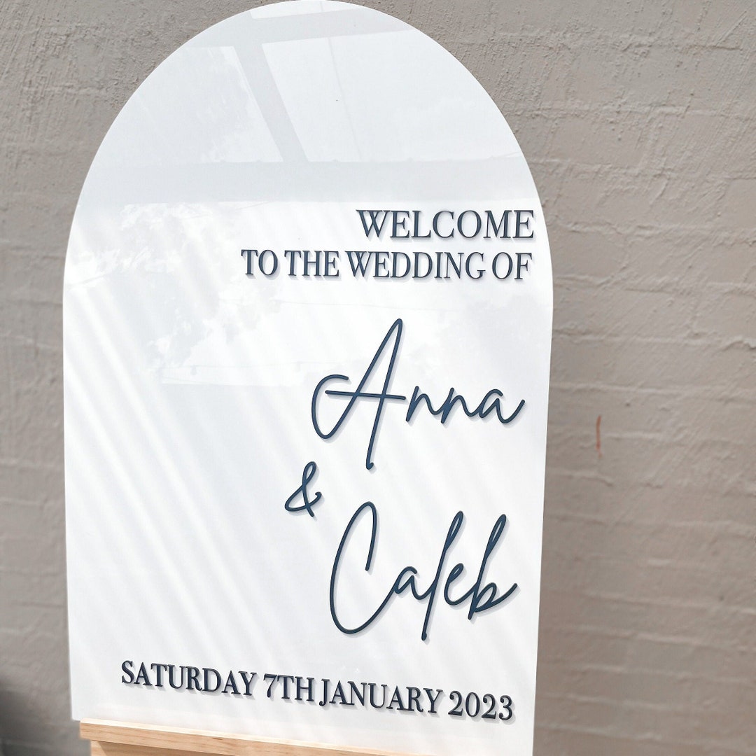 Wedding Welcome Sign Arch Welcome Sign Wedding Sign - Etsy Australia