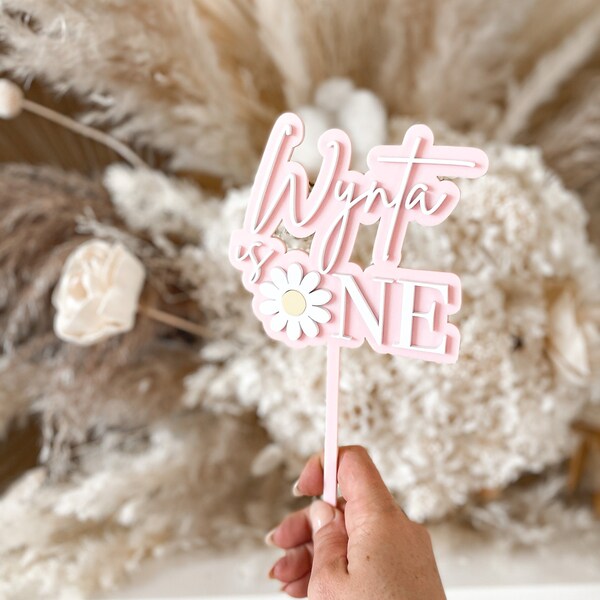 Daisy is One Cake Topper - Etsy Australia