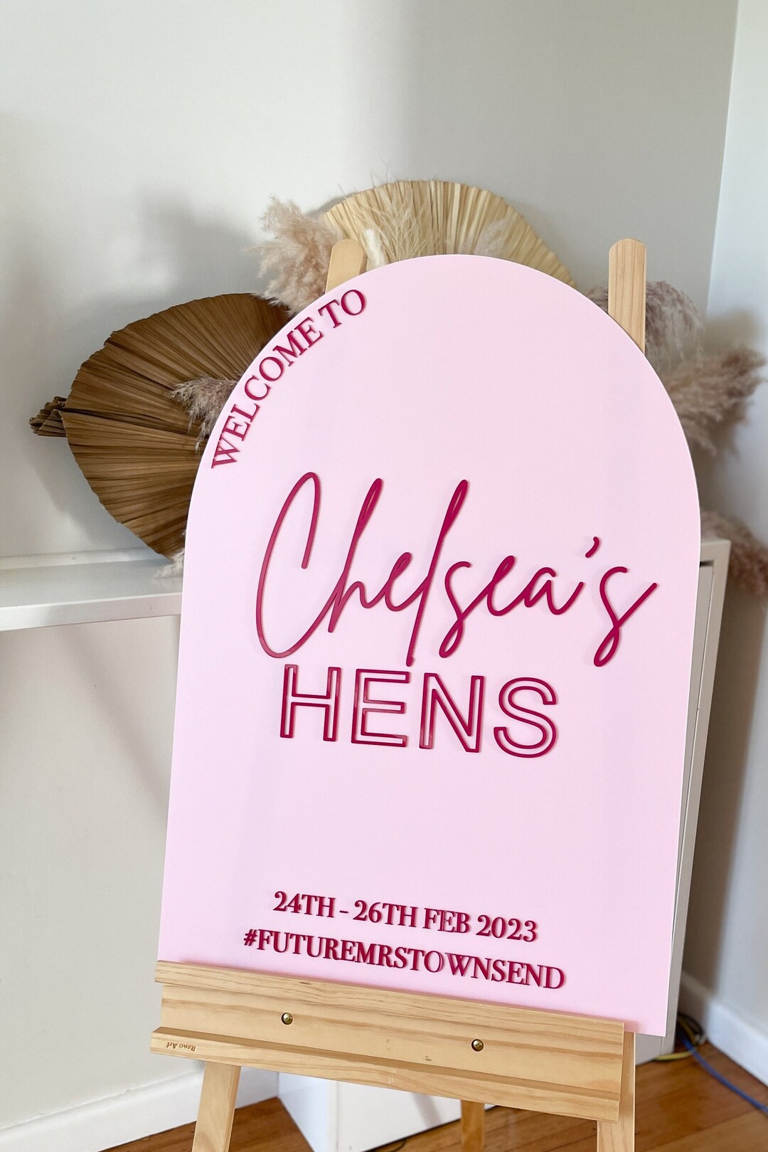 Hens Party Welcome Sign Hens Acrylic Sign Event Signage - Etsy Australia