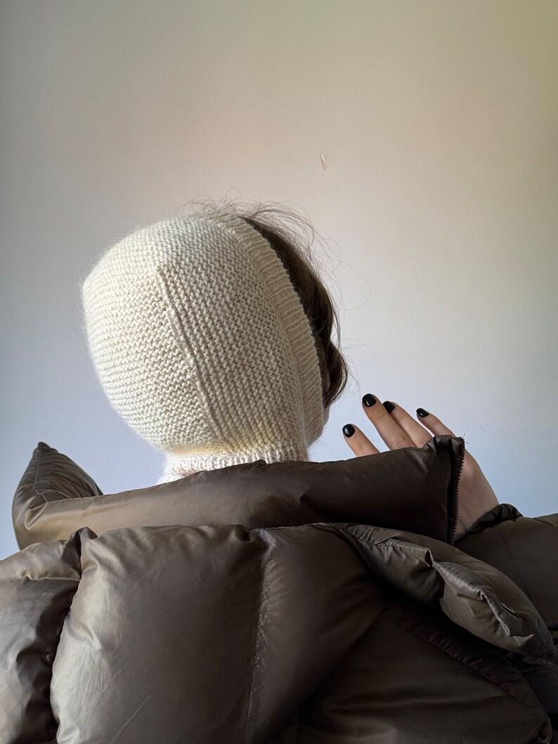 Angora Wool Balaclava With Open Face and Covered Neck 7 Colors to ...