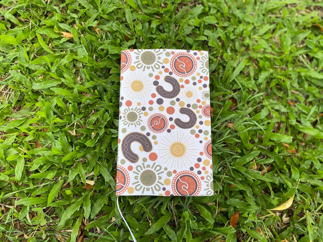 NAIDOC Knowledge Aboriginal Art Adjustable Book Cover Fabric - Etsy ...