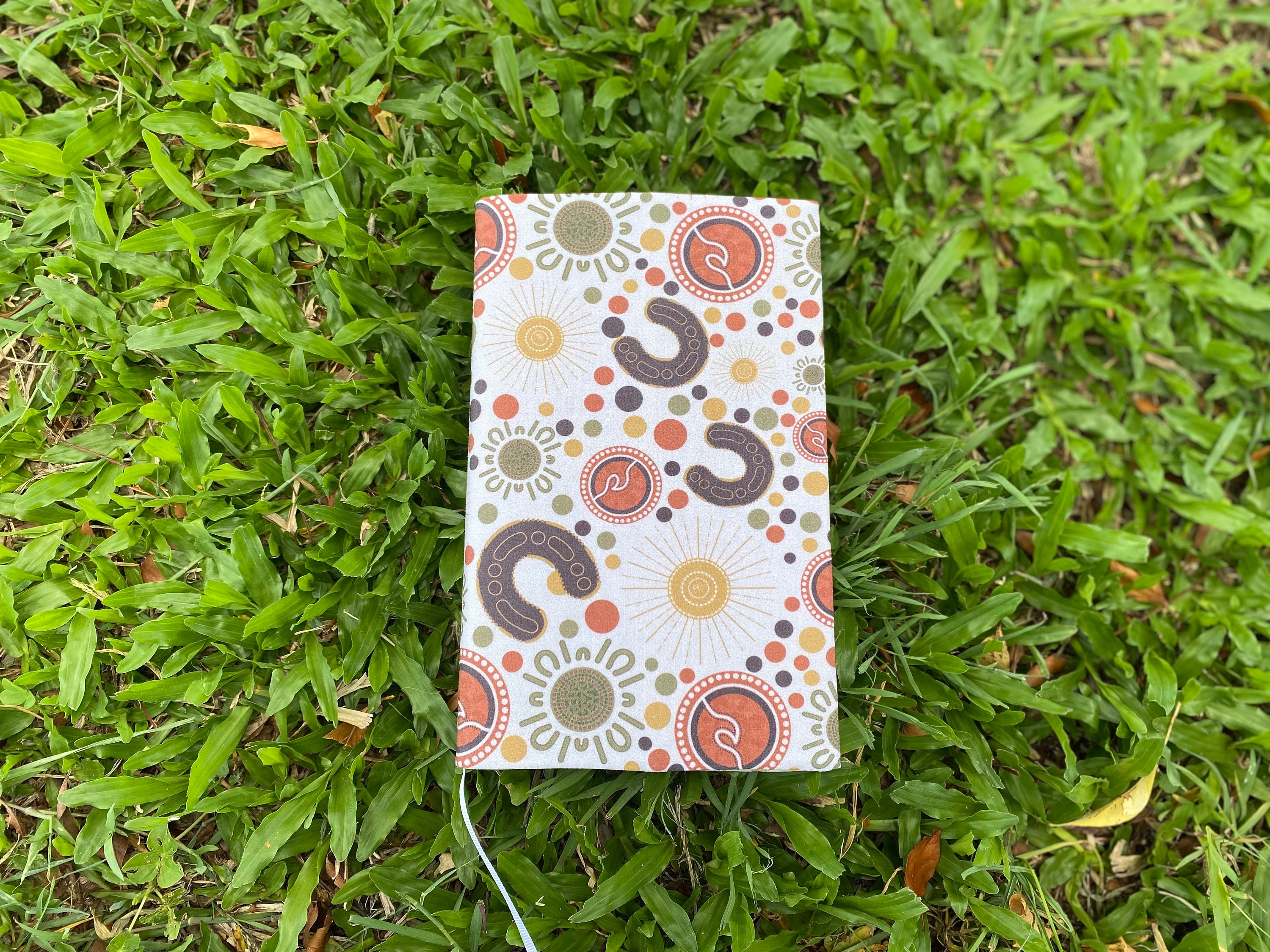 NAIDOC Knowledge Aboriginal Art Adjustable Book Cover Fabric - Etsy ...