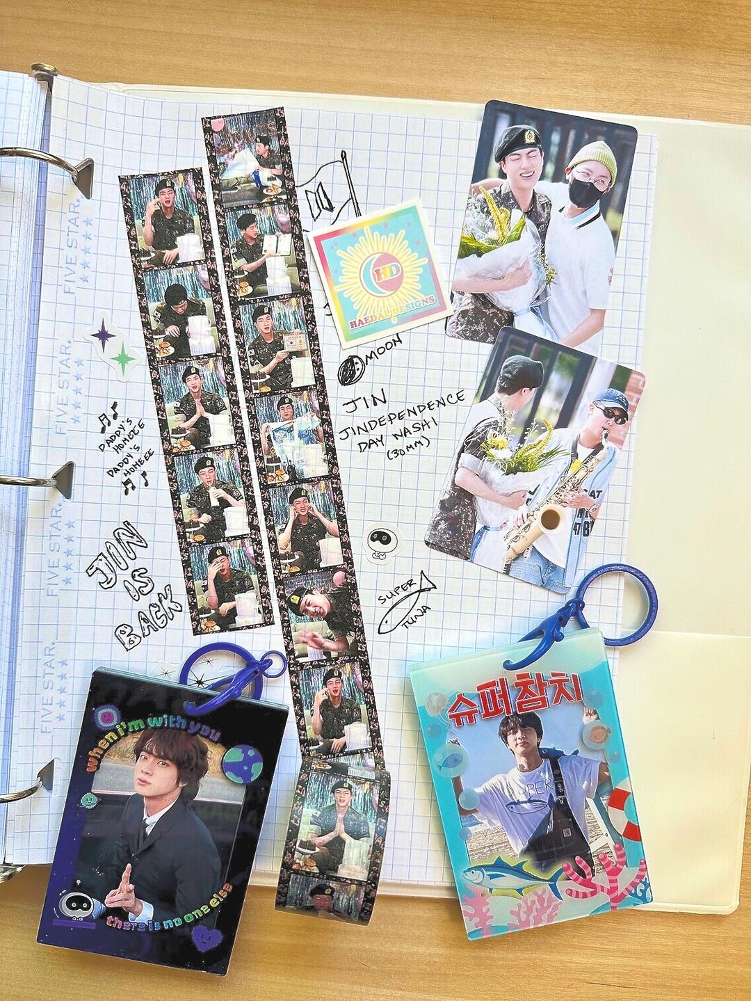 BTS Washi Tape Jin Jindependence Day Edition – Decorative Korean Pop ...