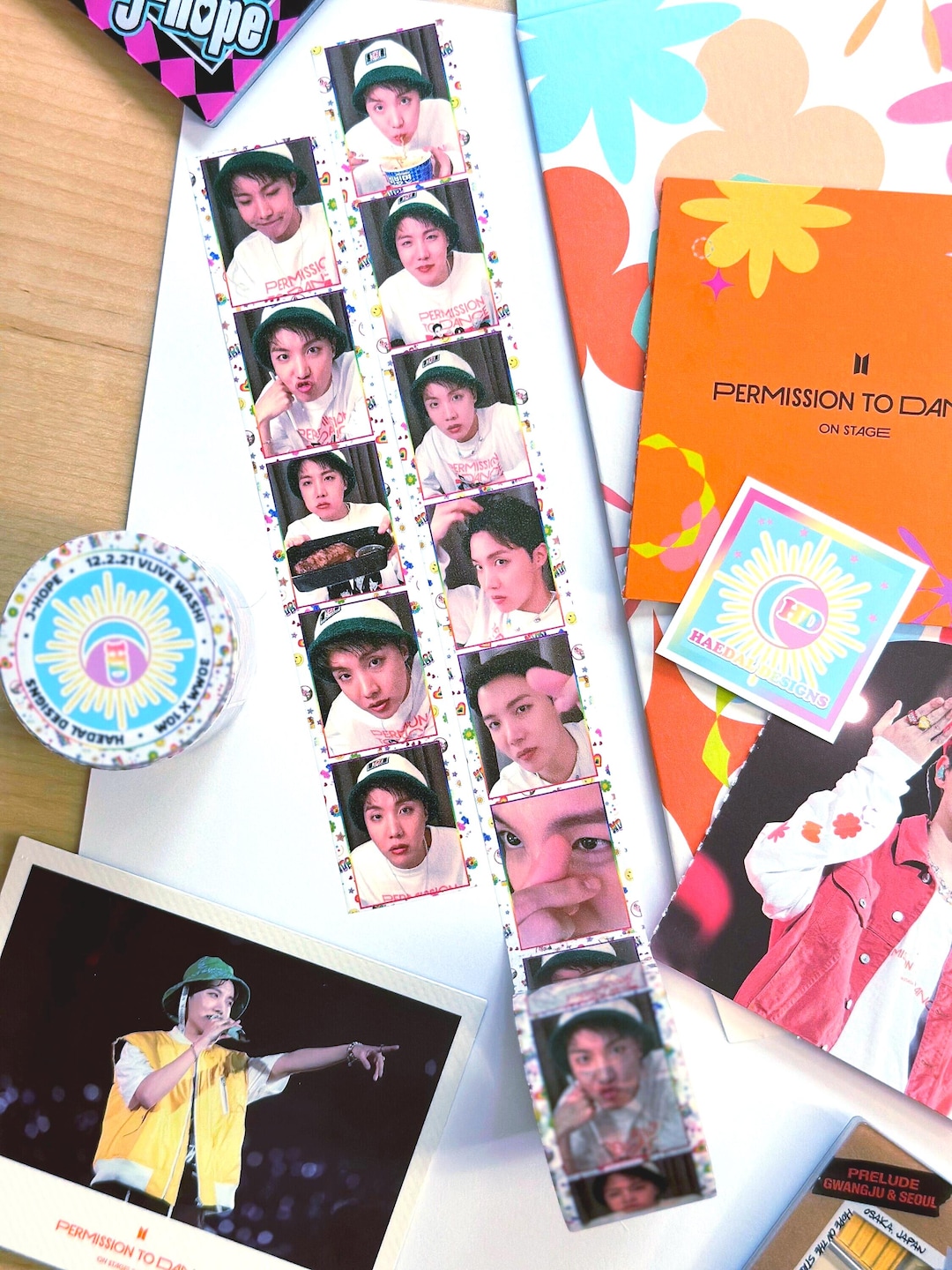 BTS J-hope Vlive Washi Tape - Permission to Dance LA - Etsy