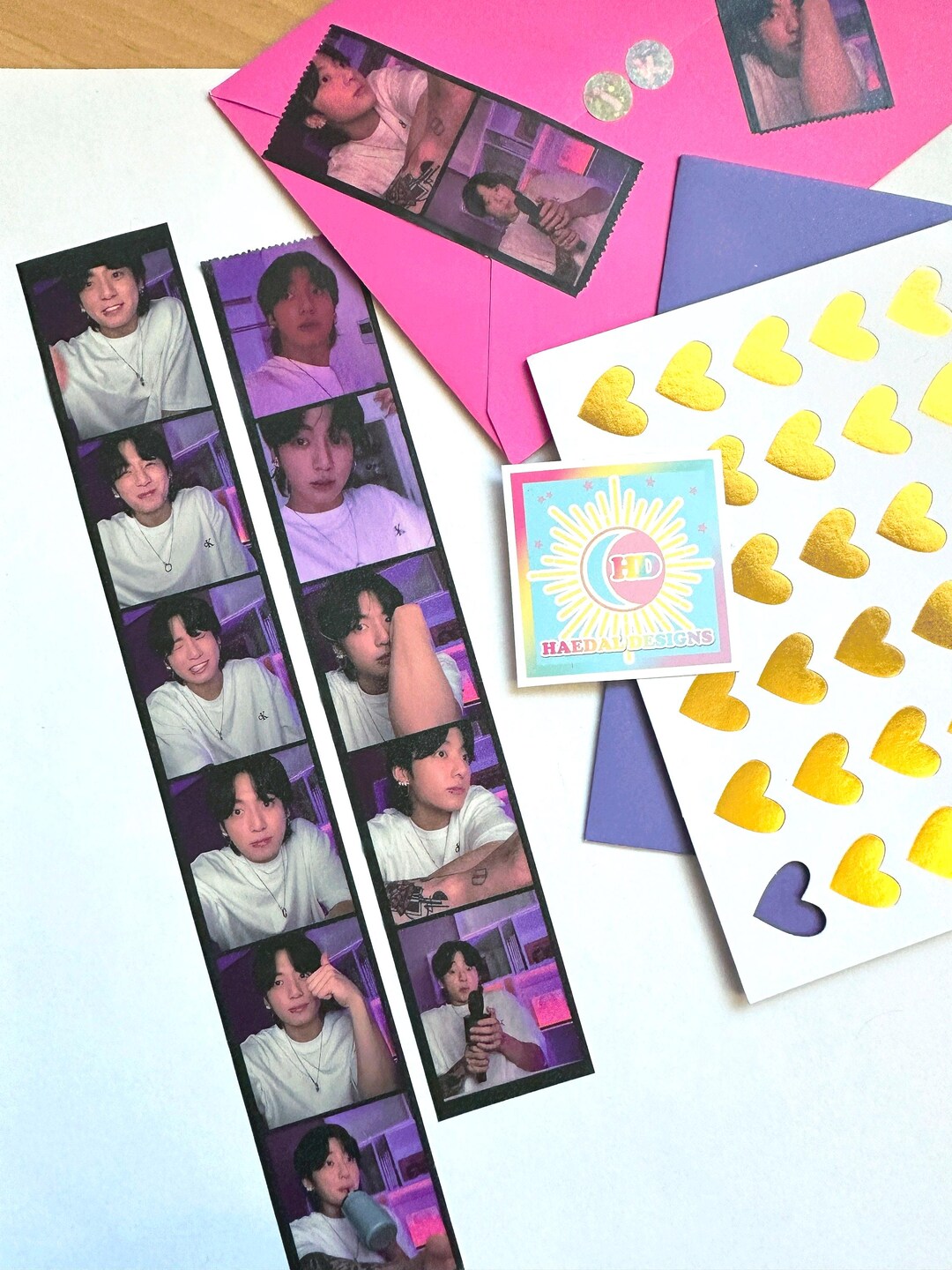 BTS Jungkook Washi Tape: K-pop Scrapbook Tape (30mm X 10m) - Etsy