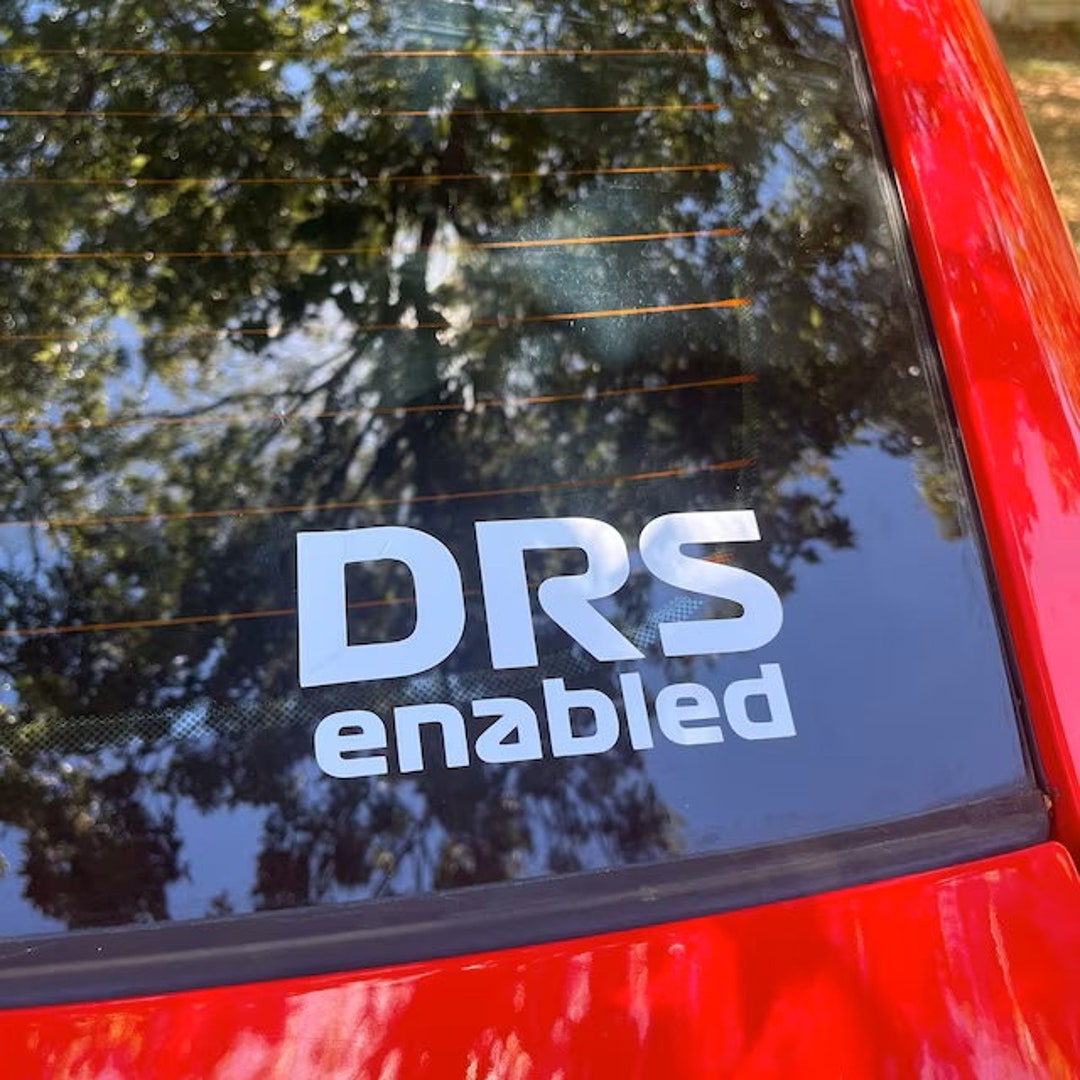 Car Sticker / Vinyl Sticker Formule 1 drs - Etsy