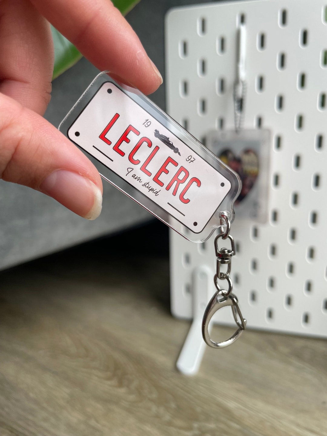 Charles Leclerc Formula One License Plate Keychain - Etsy