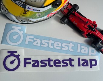 Fastest Lap F1 Sticker - Etsy