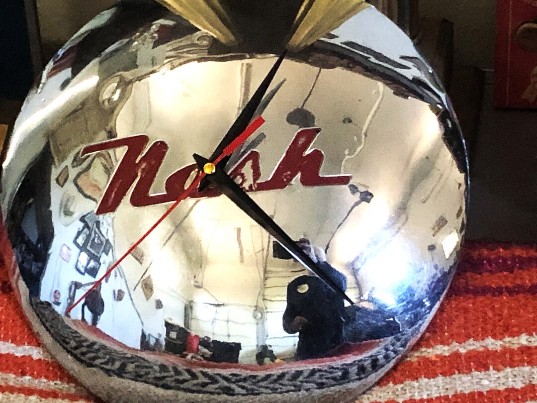 1940s Nash Hubcap Clock - Etsy