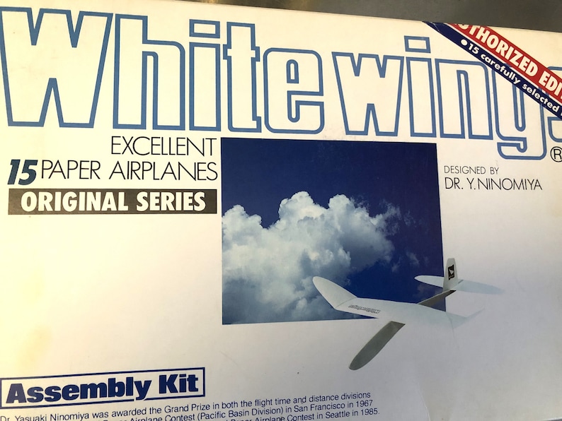 1980 White Wings Paper Airplanes Kit - Etsy
