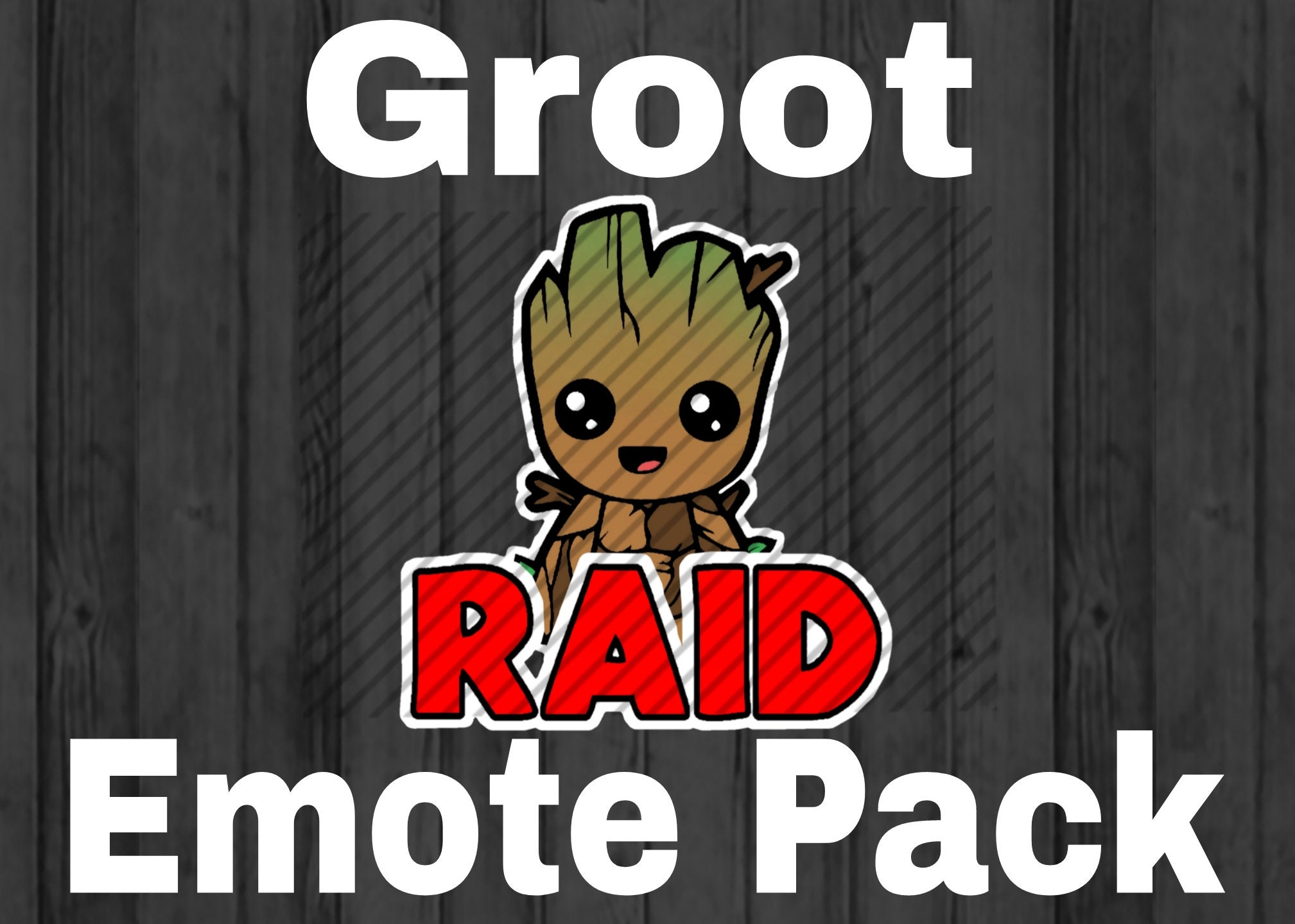 Marvel Guardians of the Galaxy Groot Twitch/discord Emote Pack Hype ...