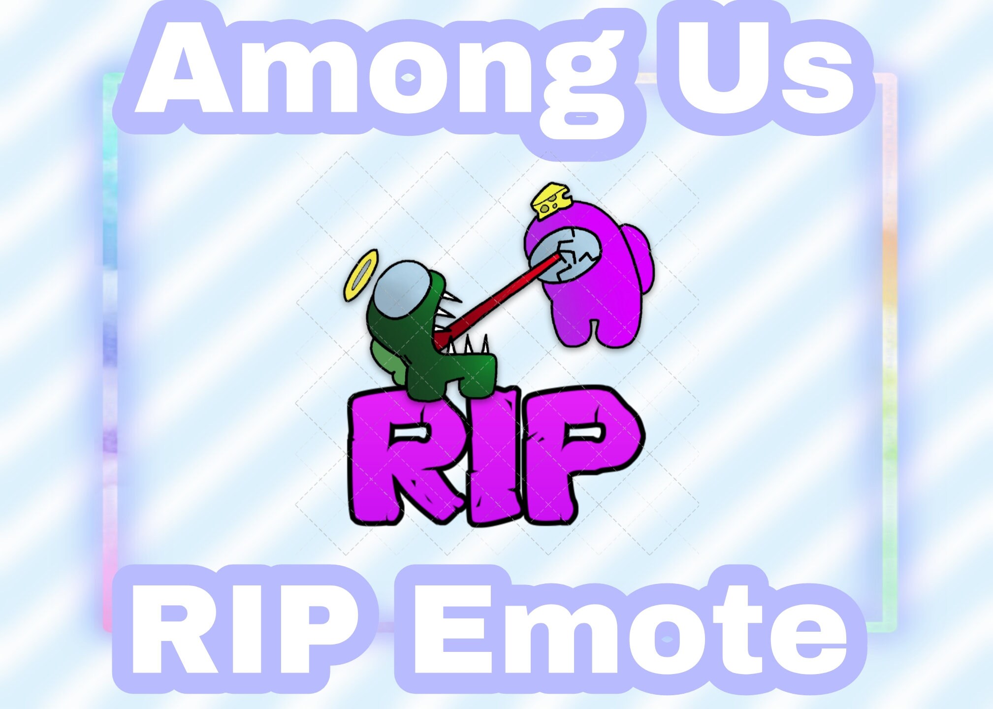 Among Us RIP Emote - Etsy