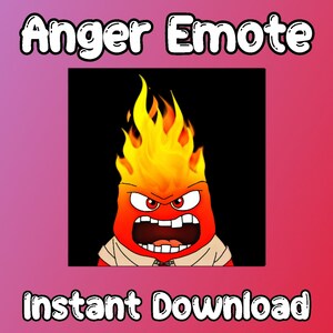 Rage/anger Emote for Discord, Twitch and Kick - Etsy