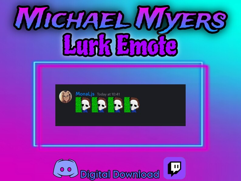 Michael Myers Lurk Emote for Twitch and Discord - Etsy